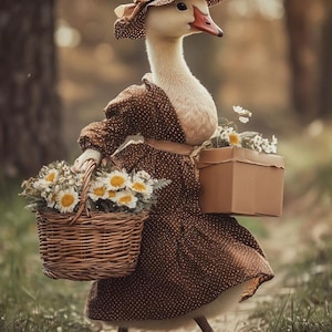 Mother Goose Cross Stitch Pattern. Instant PDF Download. 60k Stitches ...