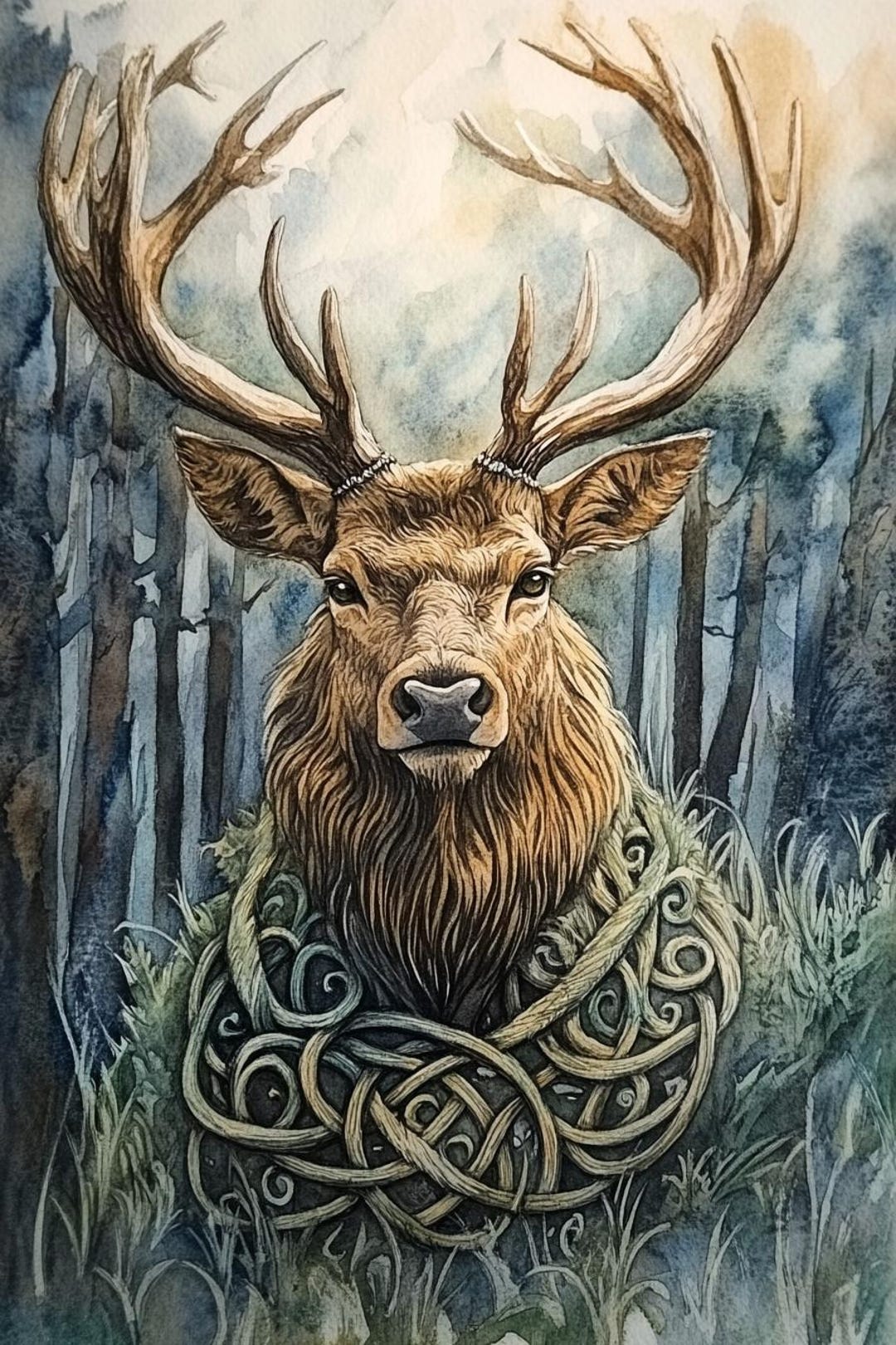 Celtic Stag Cross Stitch Pattern. Instant PDF Download. 60k Stitches ...