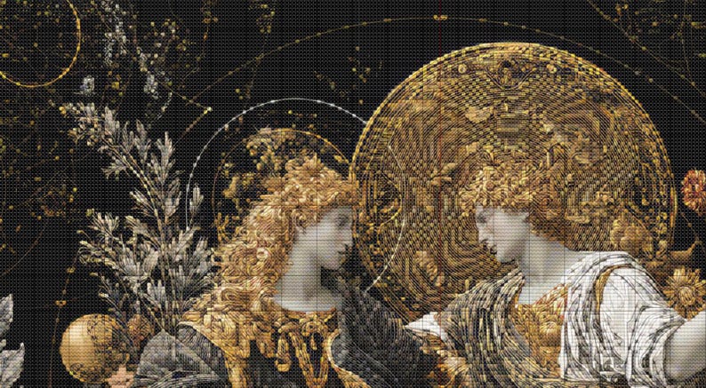 Venus and Adonis Poem Shakespeare Cross Stitch Pattern. Instant PDF ...