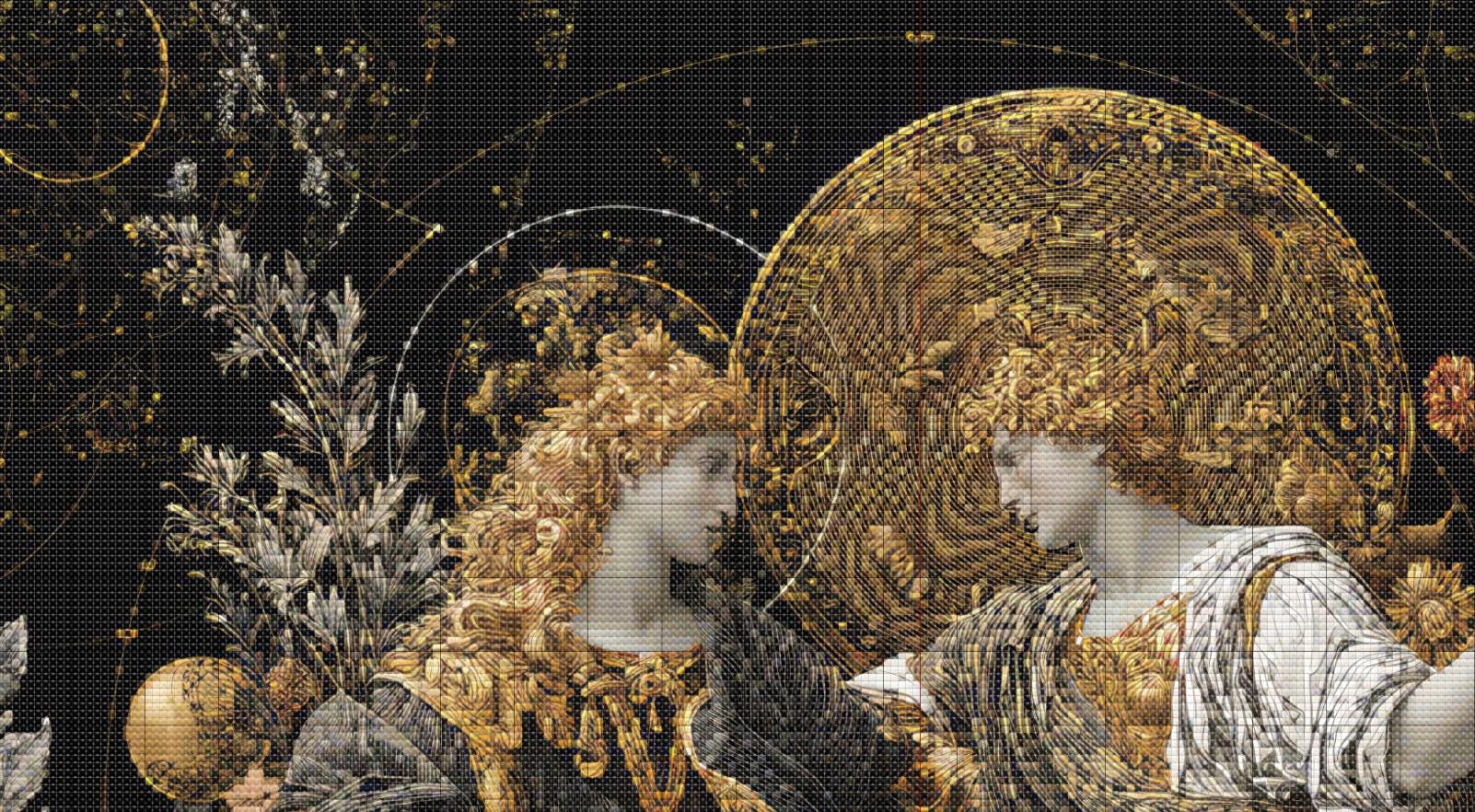 Venus and Adonis Poem Shakespeare Cross Stitch Pattern. Instant PDF ...