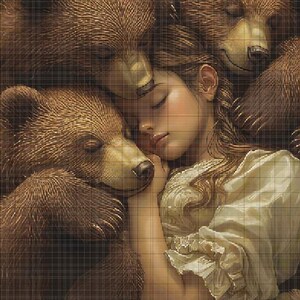 Goldilocks Cross Stitch Pattern. Instant PDF Download. 59,100 Stitches ...