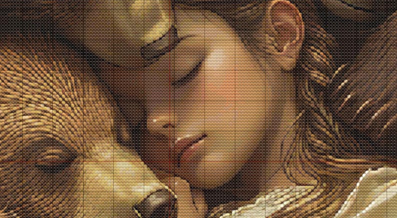 Goldilocks Cross Stitch Pattern. Instant PDF Download. 59,100 Stitches ...