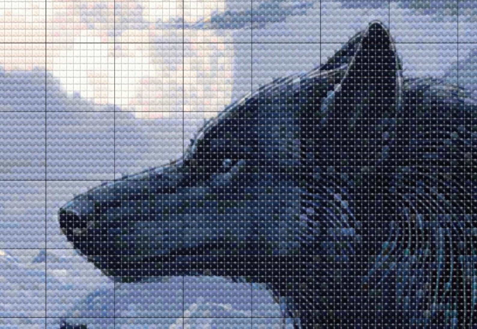 Crows and Wolves Cross Stitch Pattern. Instant PDF Download. 60k ...