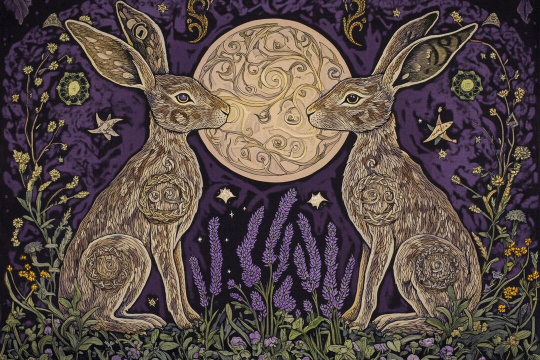 Celtic Hares Cross Stitch Pattern. Instant PDF Download. 60k Stitches ...