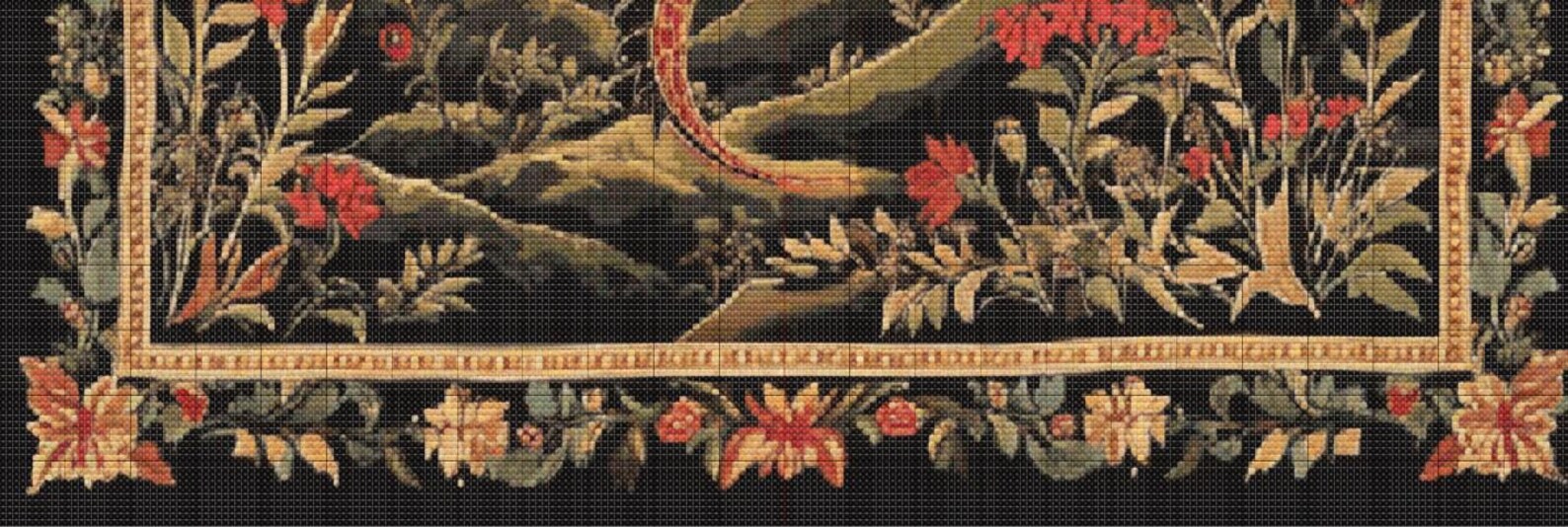 Red Dragon Over City Cross Stitch Pattern. Instant PDF Download. 72,000 ...