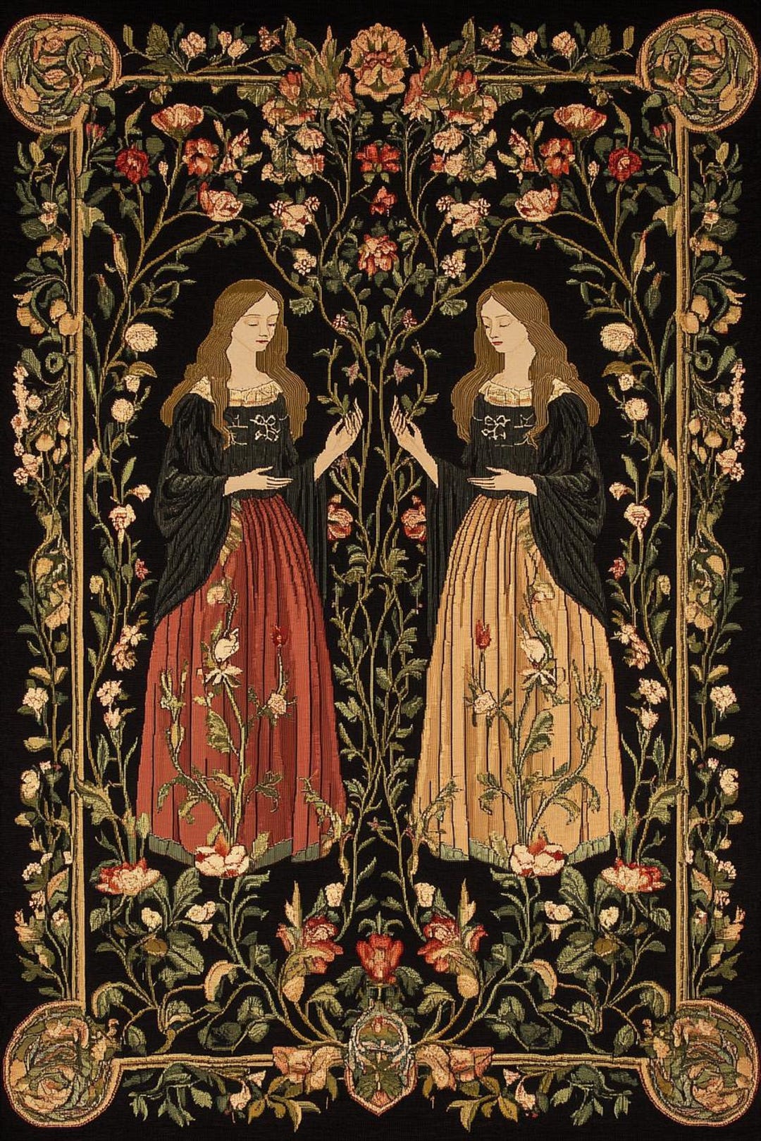 Medieval Ladies Cross Stitch Pattern. Instant PDF Download. 60k ...