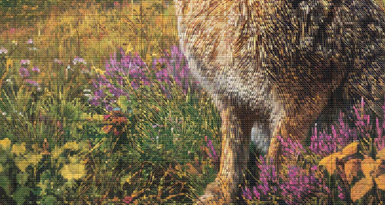 Hare in the Heather Cross Stitch Pattern. Instant PDF Download. 62,500 ...