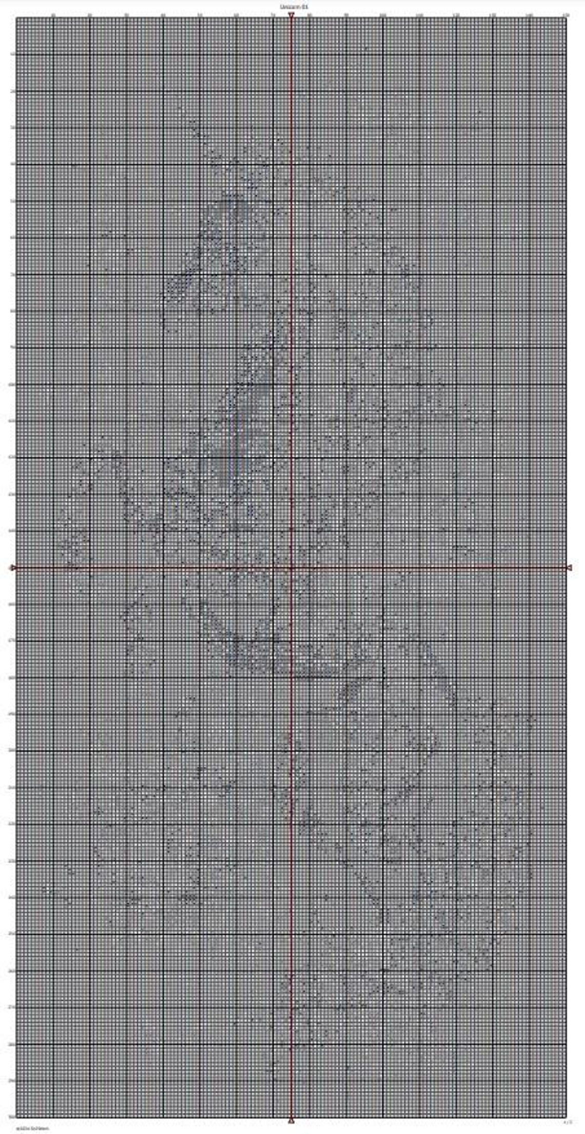 Unicorn Cross Stitch Pattern. Instant PDF Download. 45,000 Stitches. - Etsy