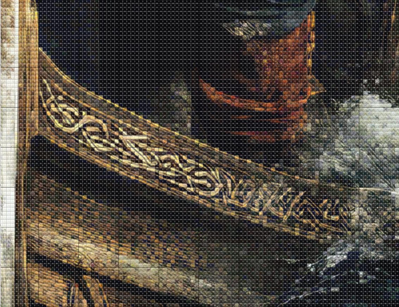 Viking Warrior Ship Cross Stitch Pattern. Instant PDF Download. 60k ...