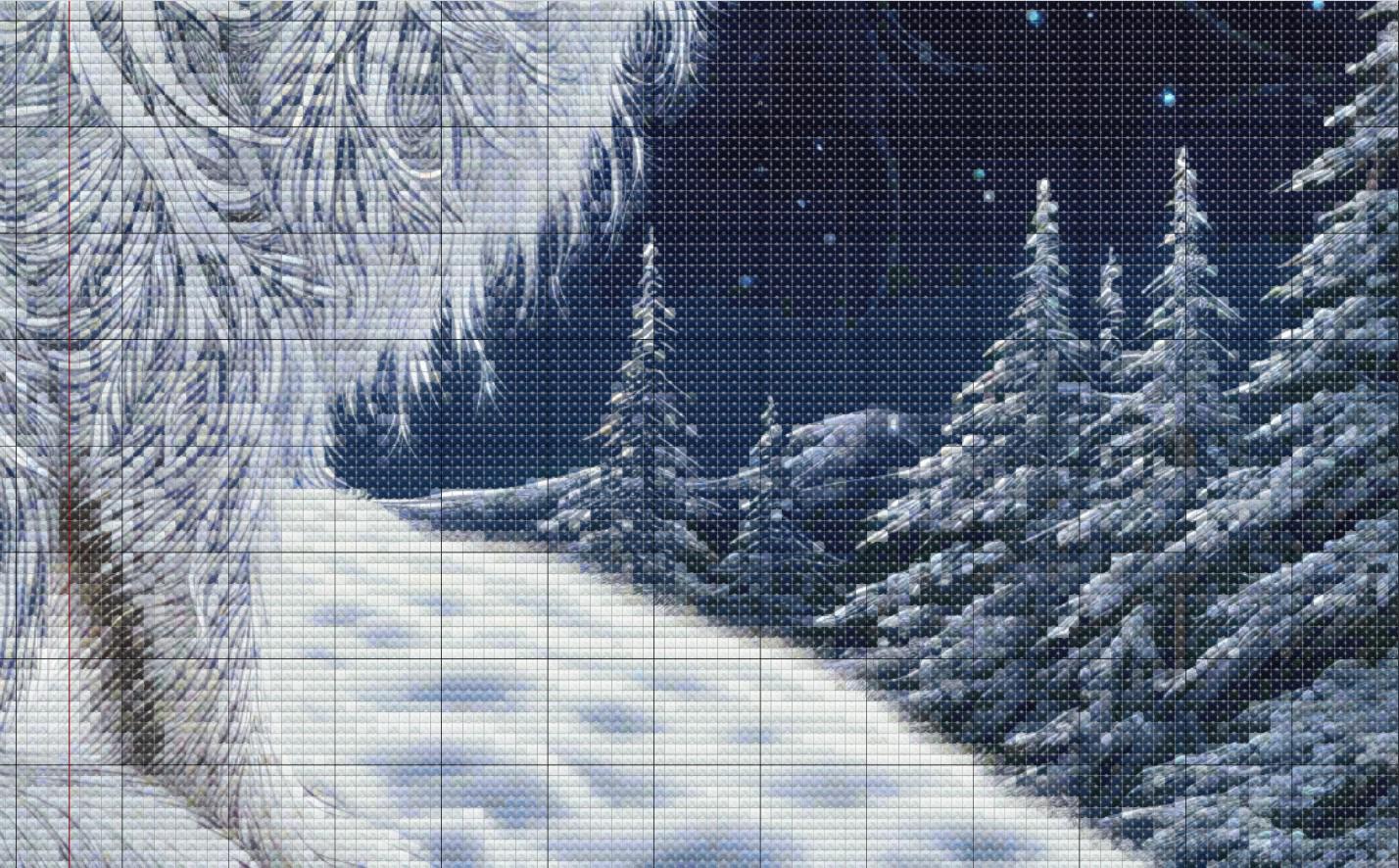 Snow Hare Cross Stitch Pattern. Instant PDF Download. 62,500 Stitches ...