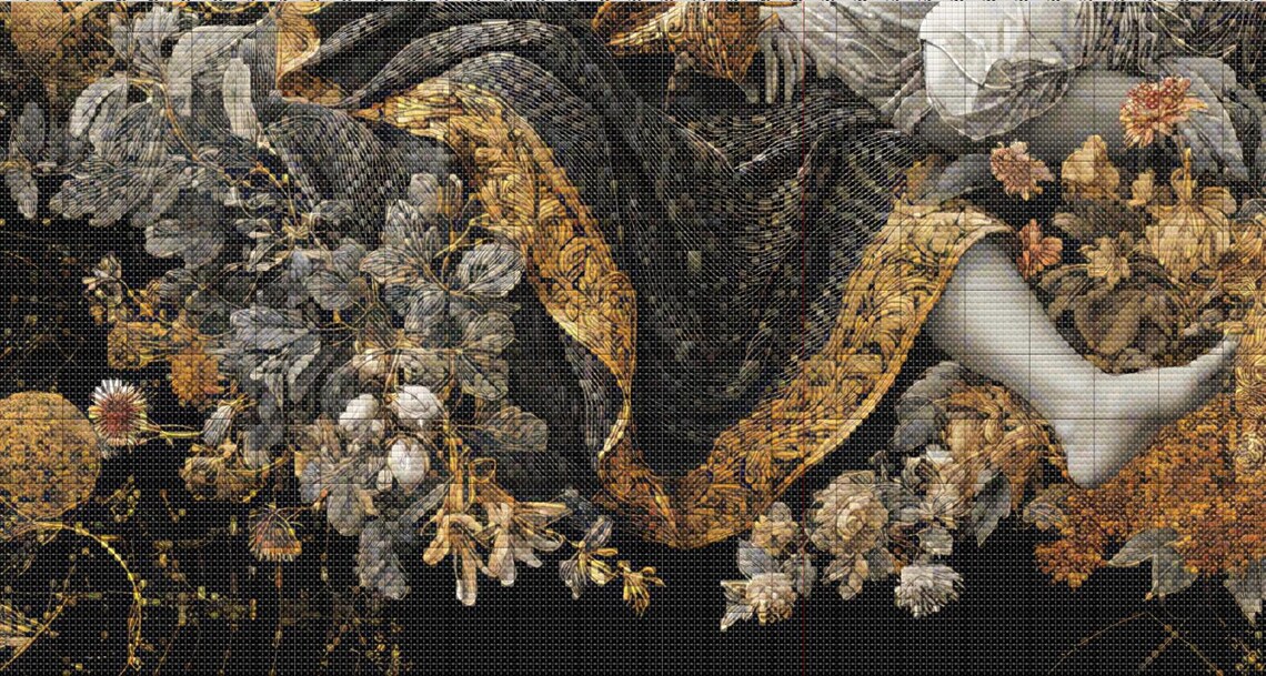 Venus and Adonis Poem Shakespeare Cross Stitch Pattern. Instant PDF ...