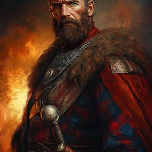William Wallace Braveheart Scottish Cross Stitch Pattern. Instant PDF ...