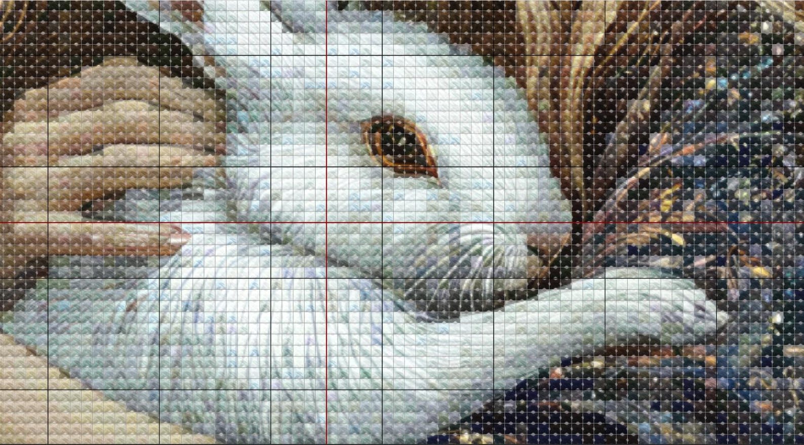 Celtic Girl With White Rabbit Cross Stitch Pattern. Instant PDF ...