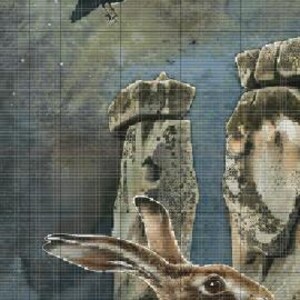 Henge Hare Cross Stitch Pattern. Instant PDF Download. 60.000 Stitches ...