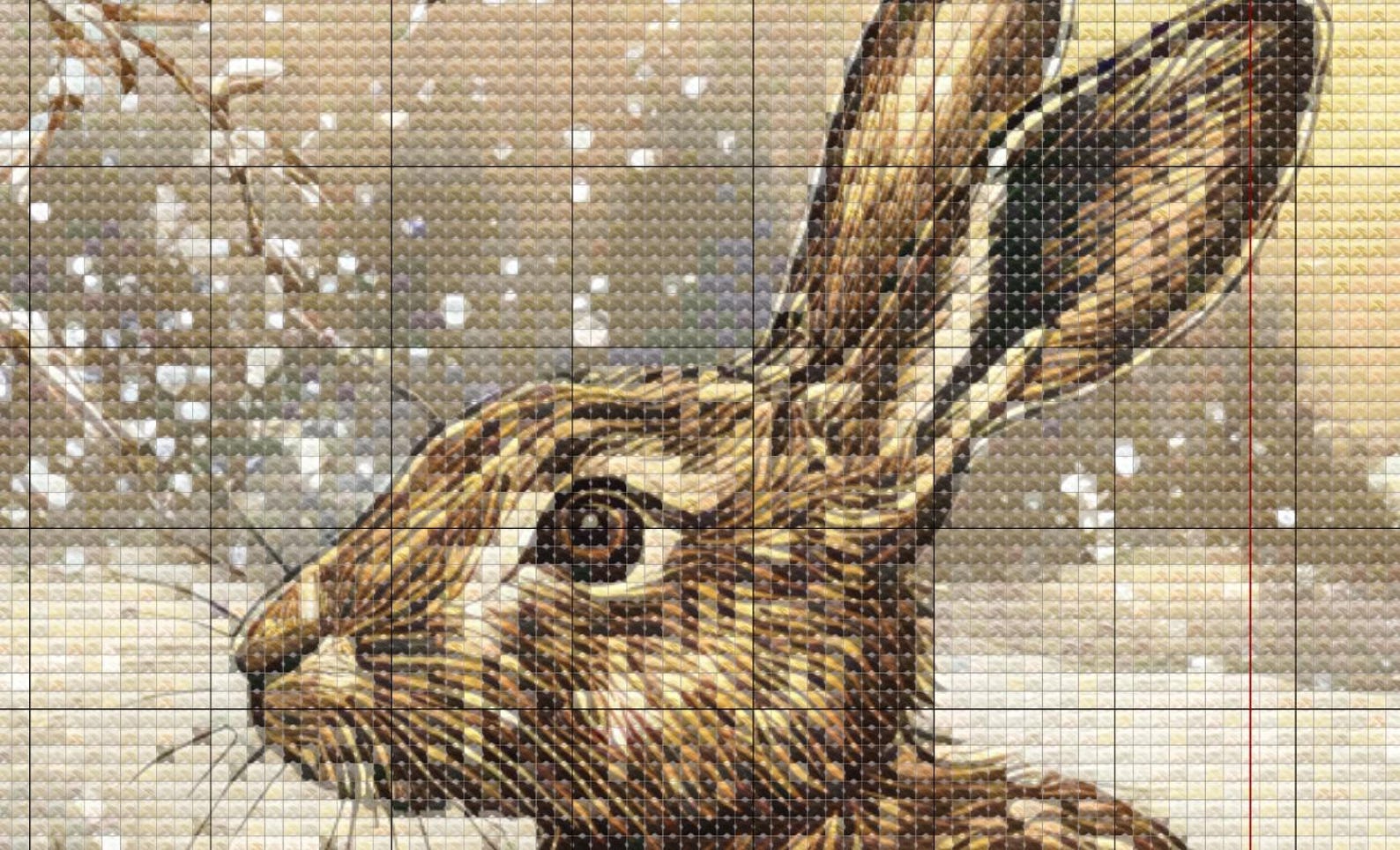 Snow Hare Cross Stitch Pattern. Instant PDF Download. 50,625 Stitches ...