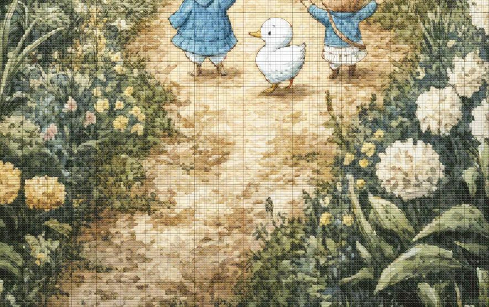 Peter Rabbit and Friends Cross Stitch Pattern. Instant PDF Download ...