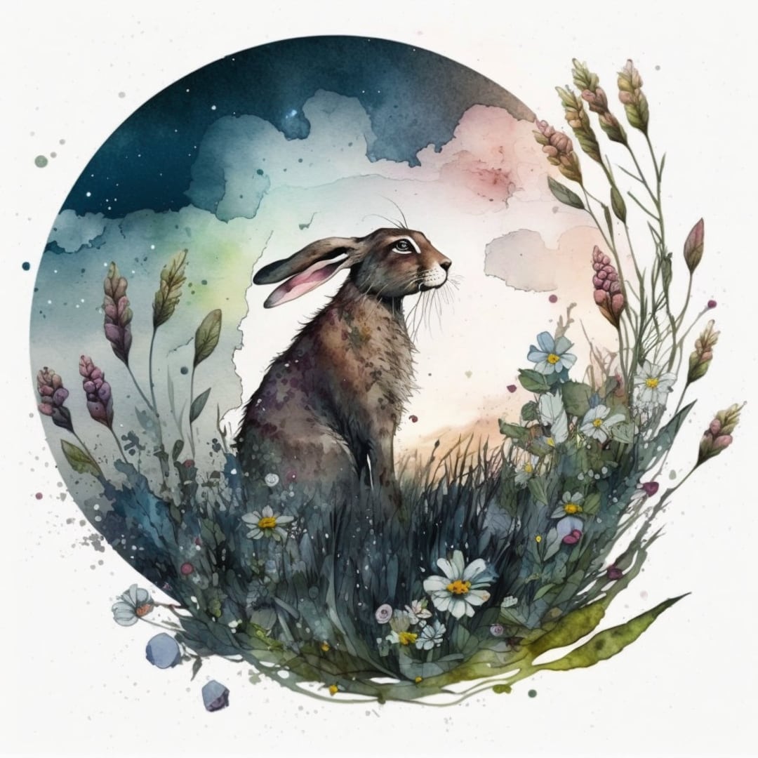 Hare Round 1 Cross Stitch Pattern. Digital PDF Download. 73,441 ...