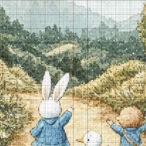 Peter Rabbit and Friends Cross Stitch Pattern. Instant PDF Download ...