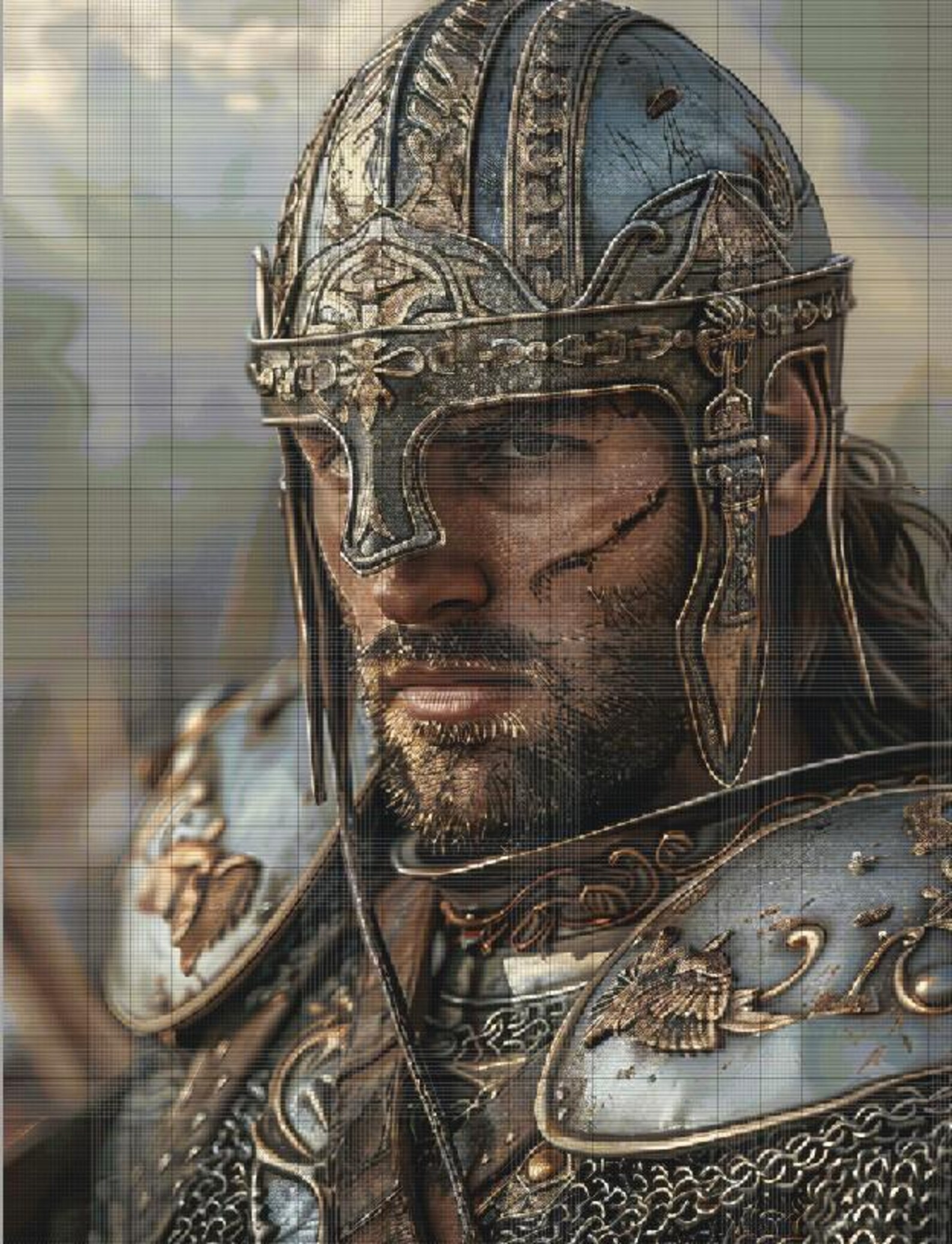Medieval Knight Cross Stitch Pattern. Instant PDF Download. 67,800 ...