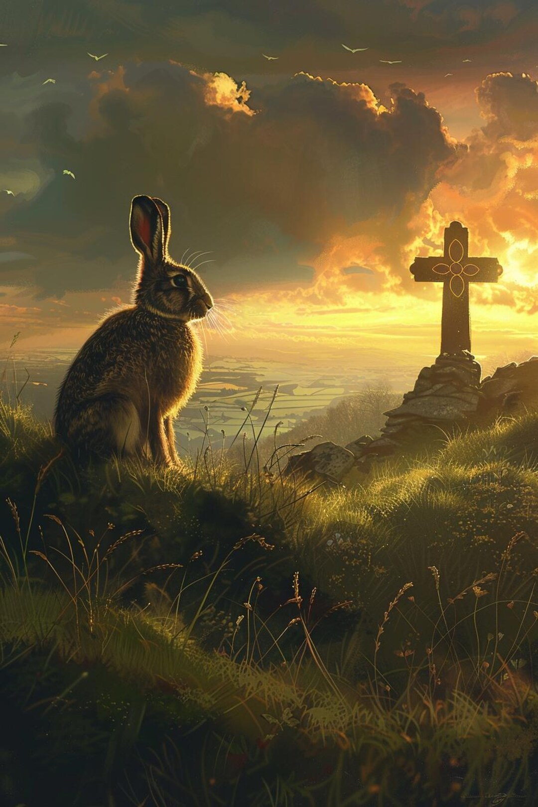 Celtic Cross Hare Cross Stitch Pattern. Instant PDF Download. 60k ...
