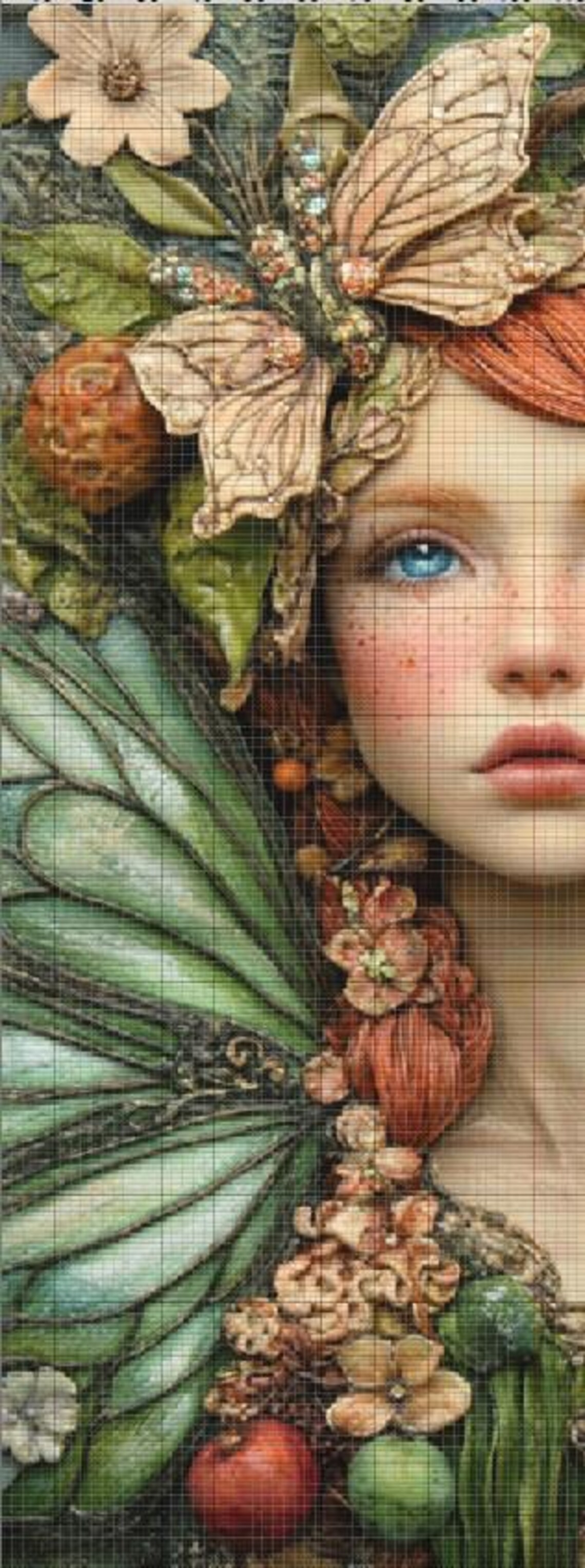 Green Fairy Cross Stitch Pattern. Instant PDF Download. 60k Stitches - Etsy