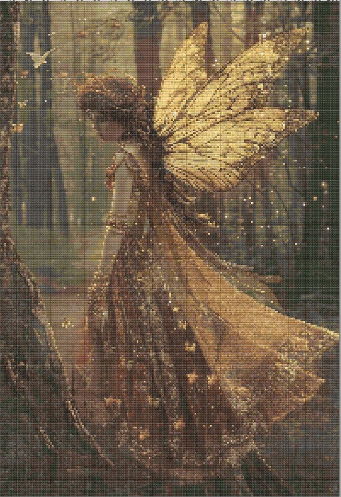 Fae 05 Cross Stitch Pattern. PDF Downloadable Cross Stitch Pattern ...