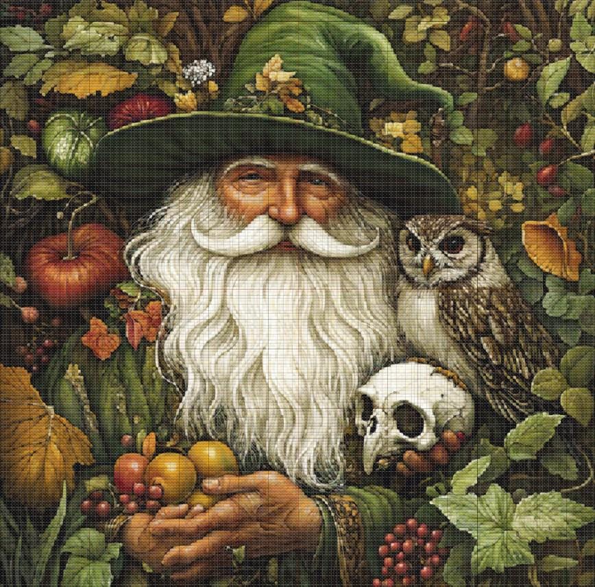 Wizard Cross Stitch Pattern - PDF Download - Instant Download - 40,000 ...