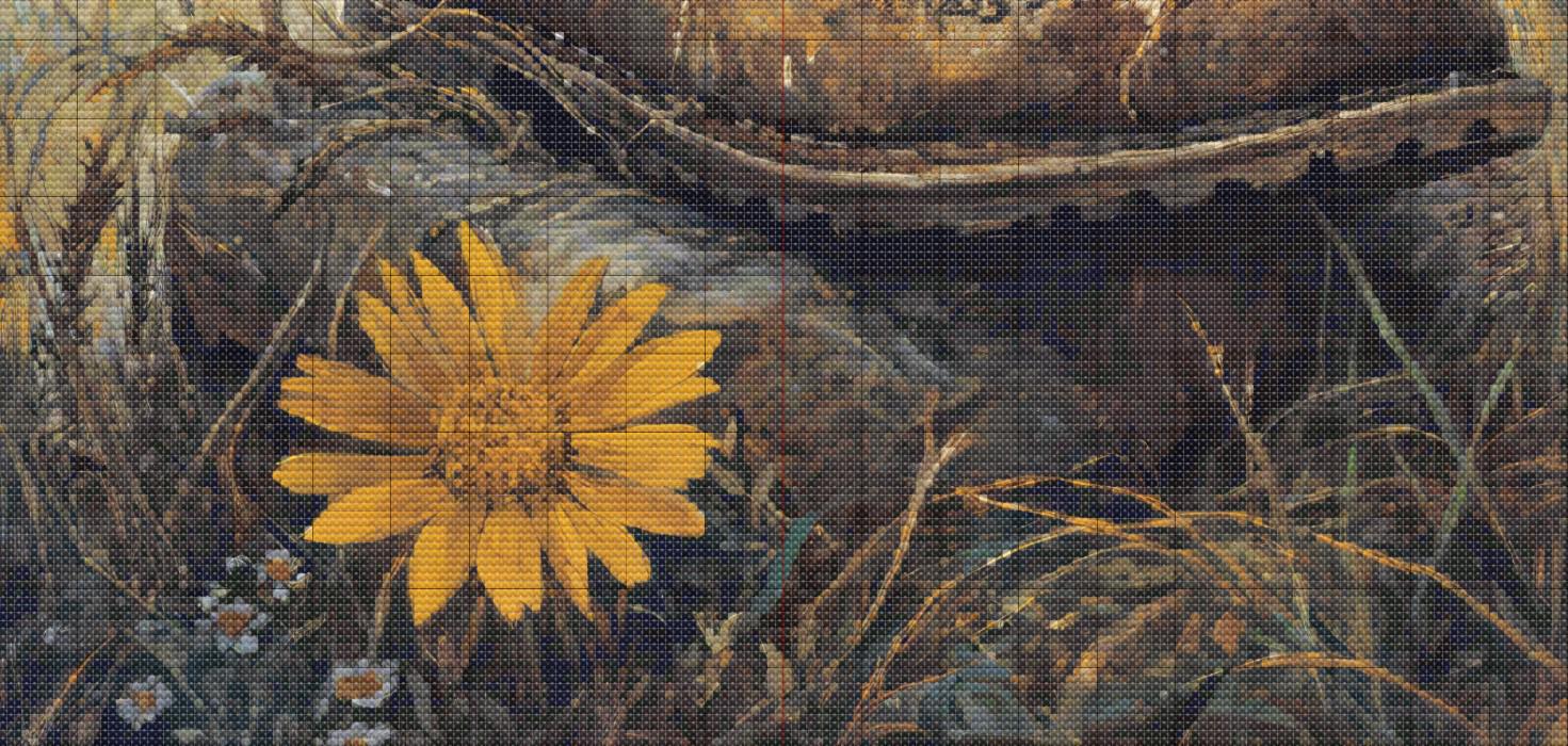 Field Mice Old Boot Cross Stitch Pattern. Instant PDF Download. 60k ...