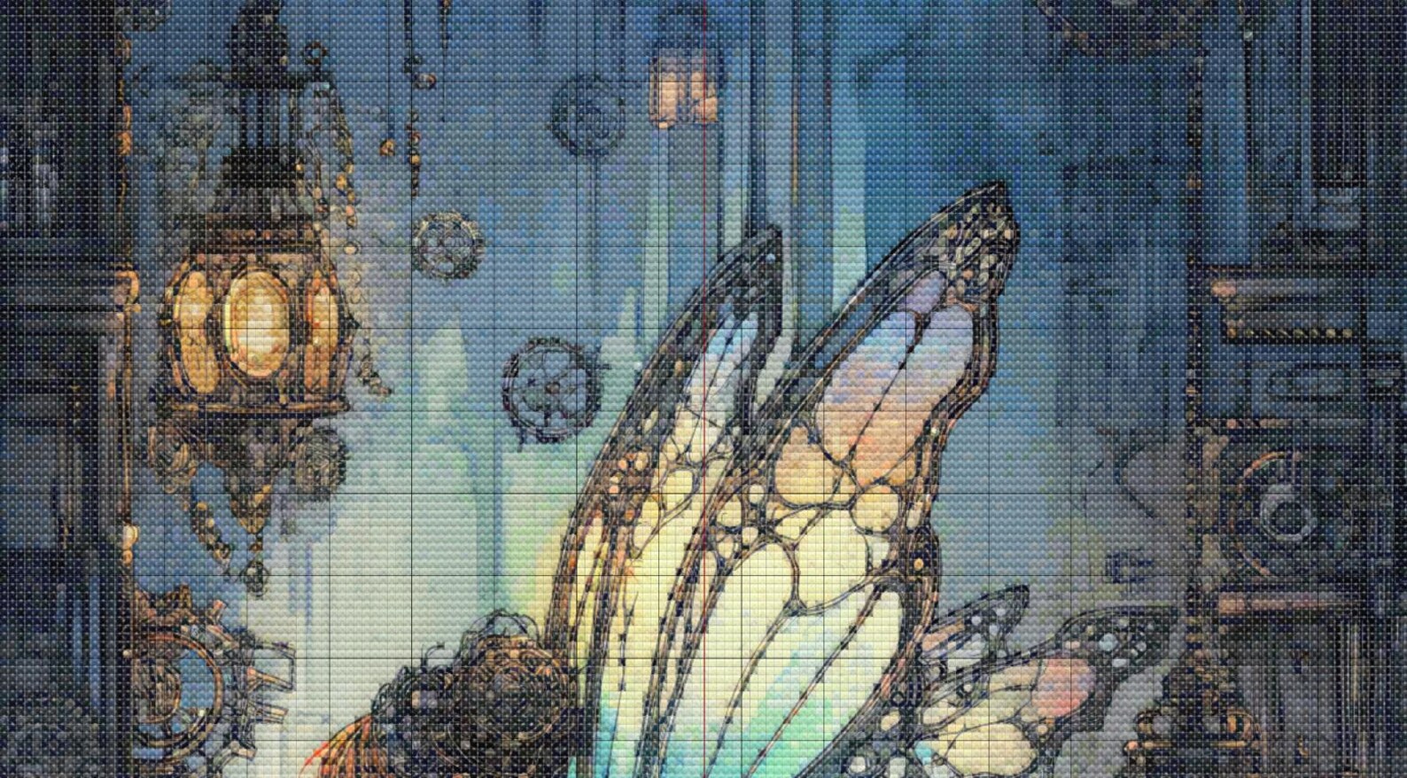 Steam Punk Fairy Cross Stitch Pattern. Instant PDF Download. 51,129 ...