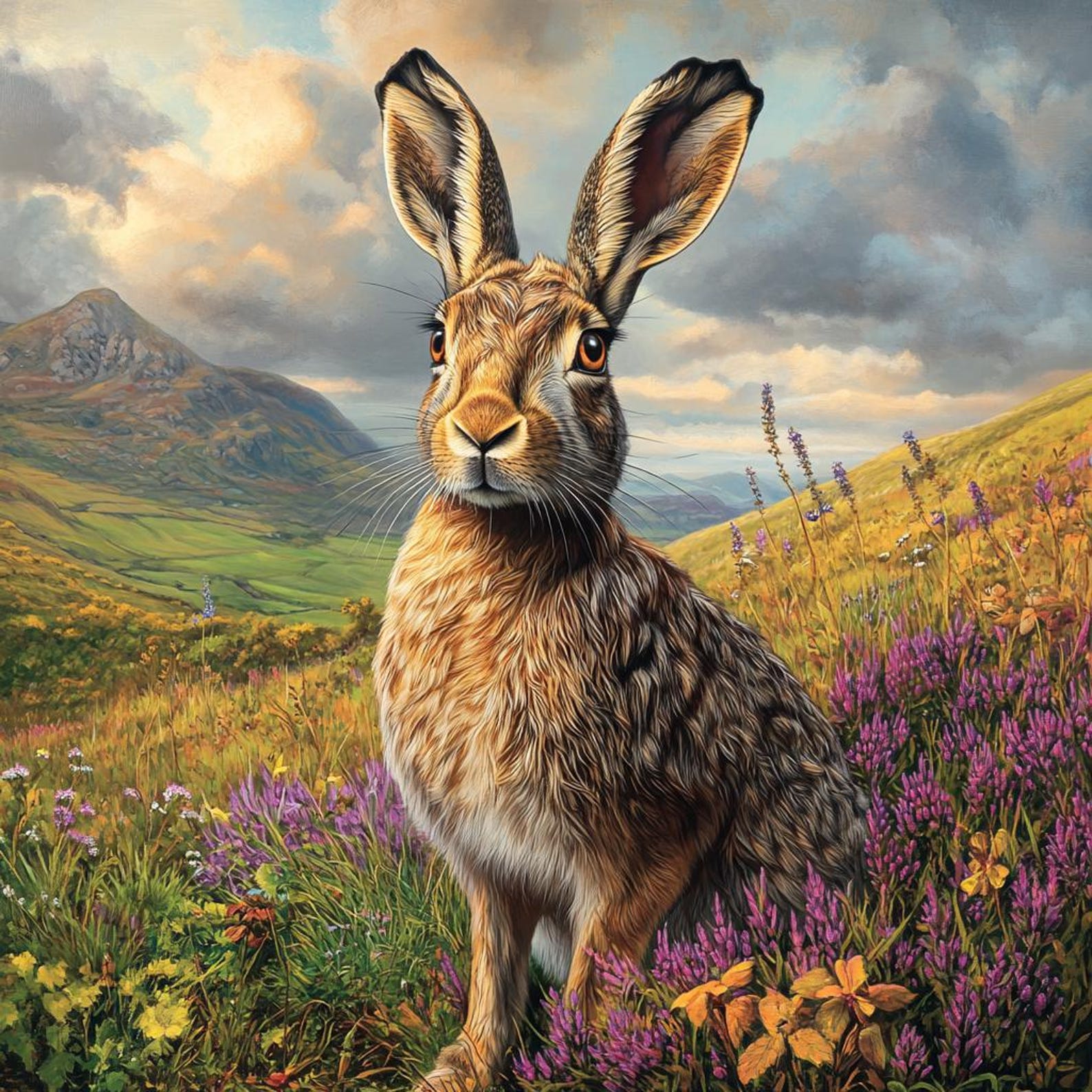 Hare in the Heather Cross Stitch Pattern. Instant PDF Download. 62,500 ...