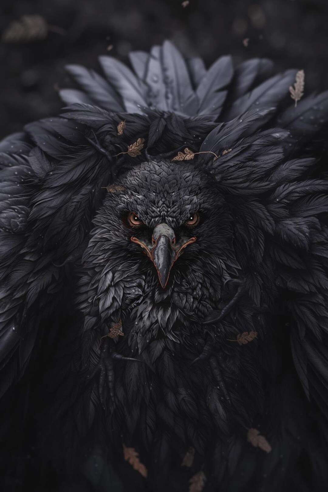 Black Crow Occult Cross Stitch Pattern. Instant PDF Download. 60k ...