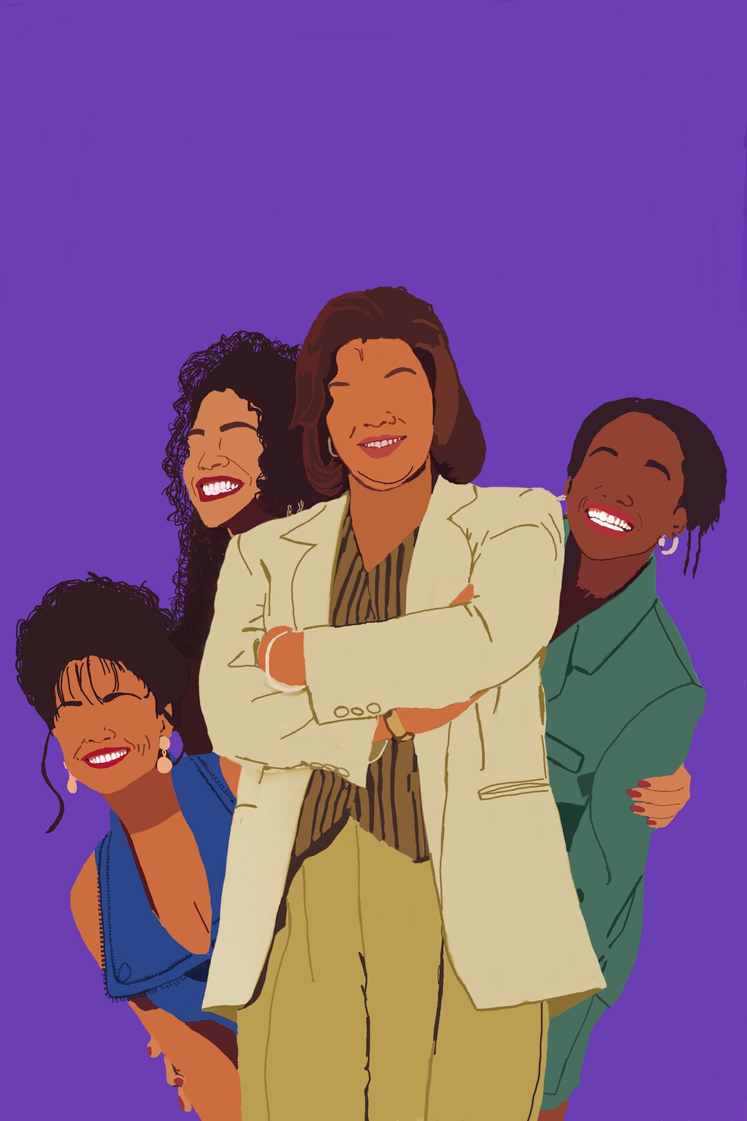 Living Single Friends Greeting Card - Etsy
