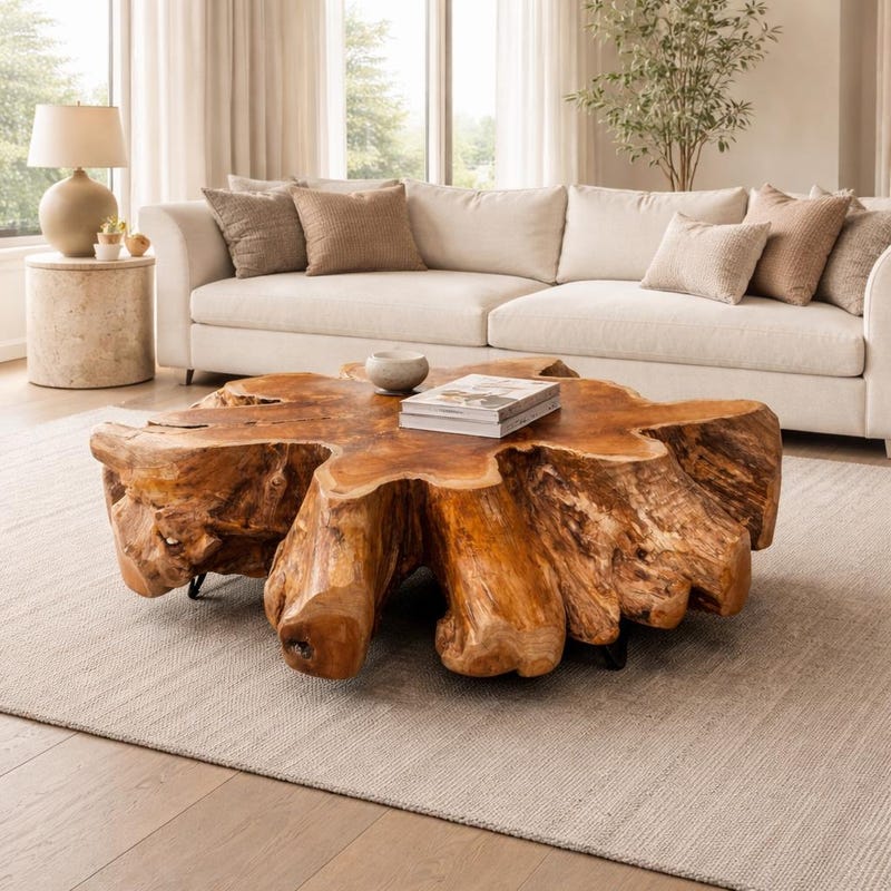 Teak Coffee Table - Etsy