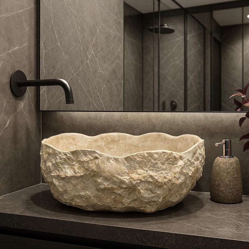 Stone Sink Above Counter - Etsy
