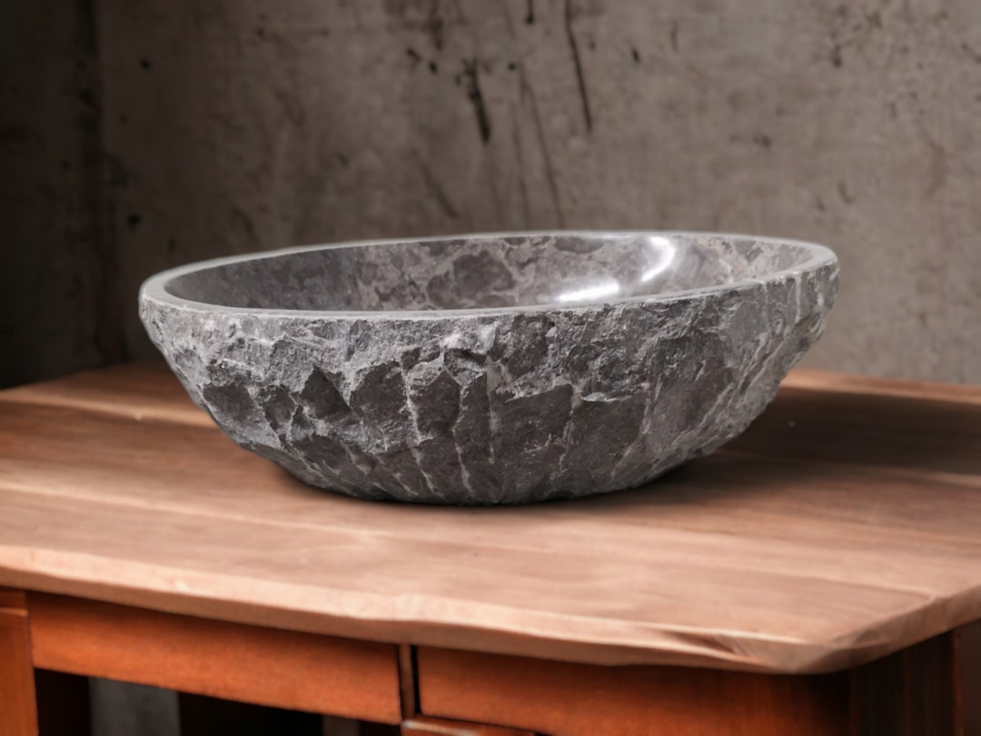 Custom Marble Sink, Natural Stone Sink, Marble Wash Basin, Above/over ...