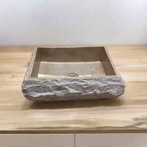 Custom Marble Sink, Natural Stone Sink, Marble Wash Basin, Above/over ...