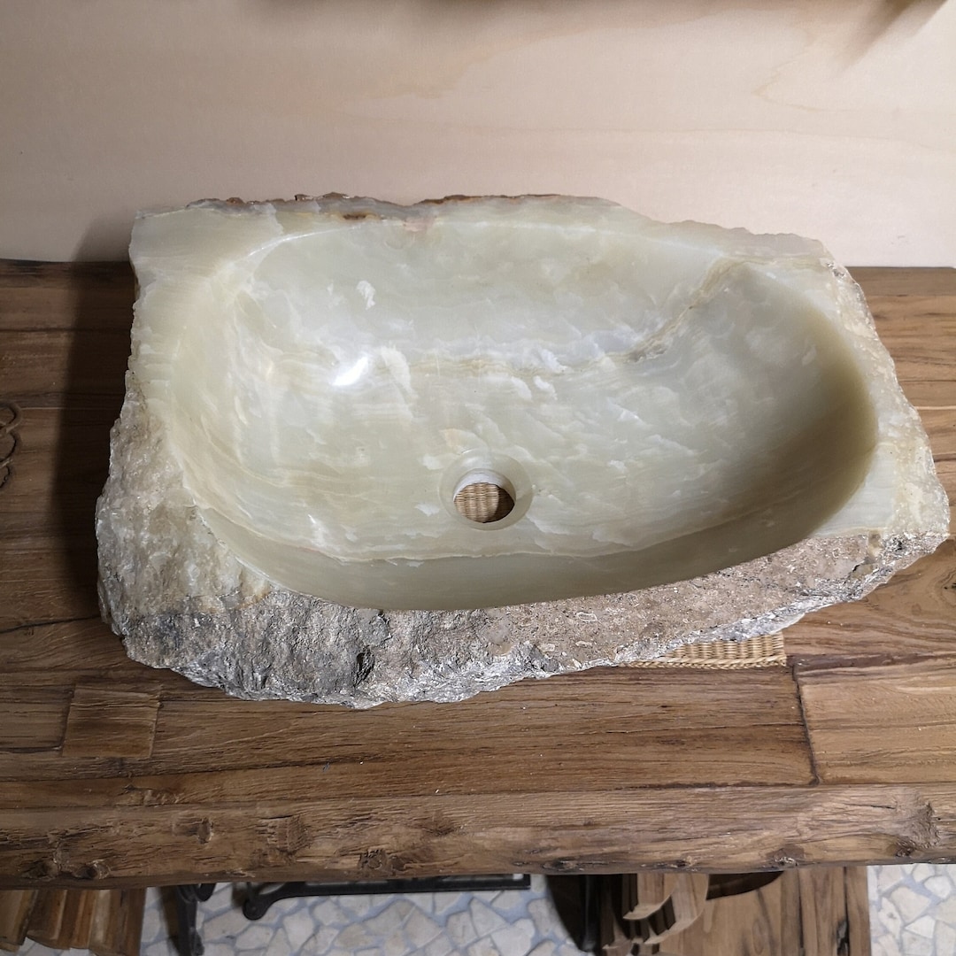 ONYX SINK, Stone Vessel Sink, Kitchen Sink, Bathroom Sink, Unique ...