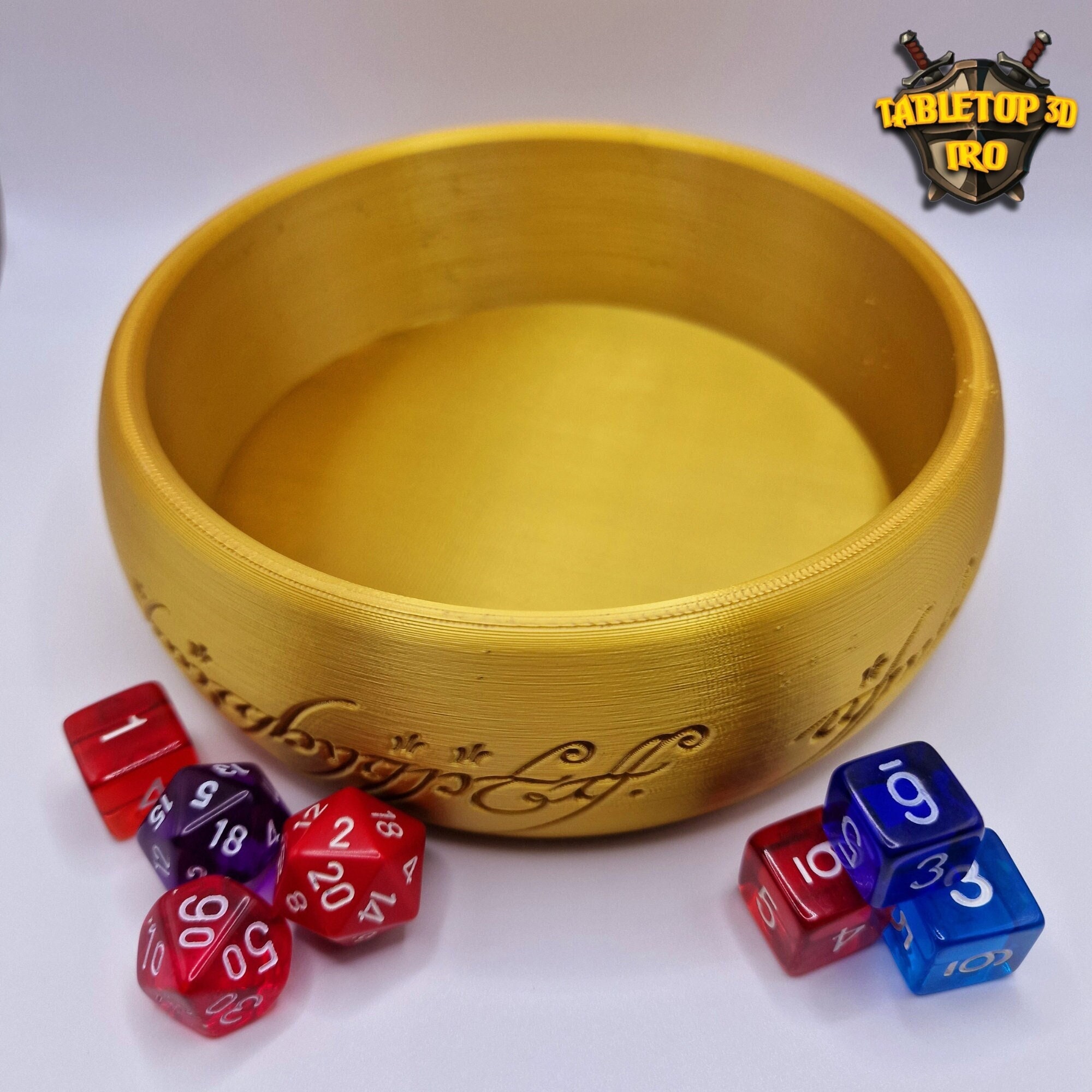 Dice Tray the One Ring 3D Printed the Lord of the Rings for - Etsy