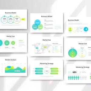 Data Infographic Powerpoint Theme, Data Analysis Slide Template, Chart ...