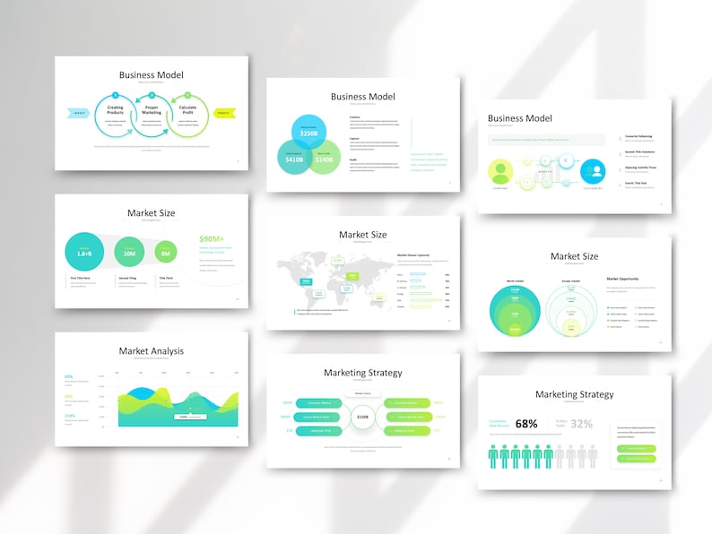 Data Infographic Powerpoint Theme, Data Analysis Slide Template, Chart ...