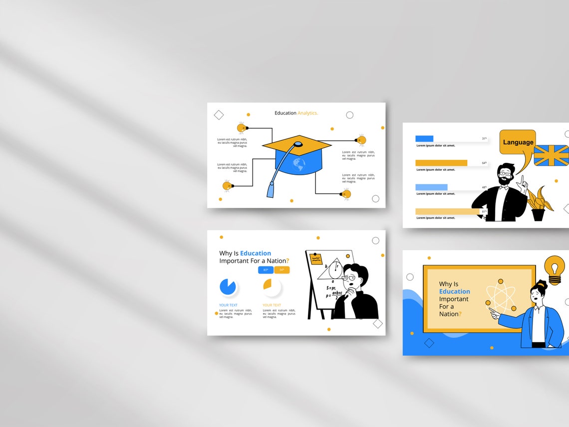 Education Presentation for Teacher Powerpoint Template Education Slide ...