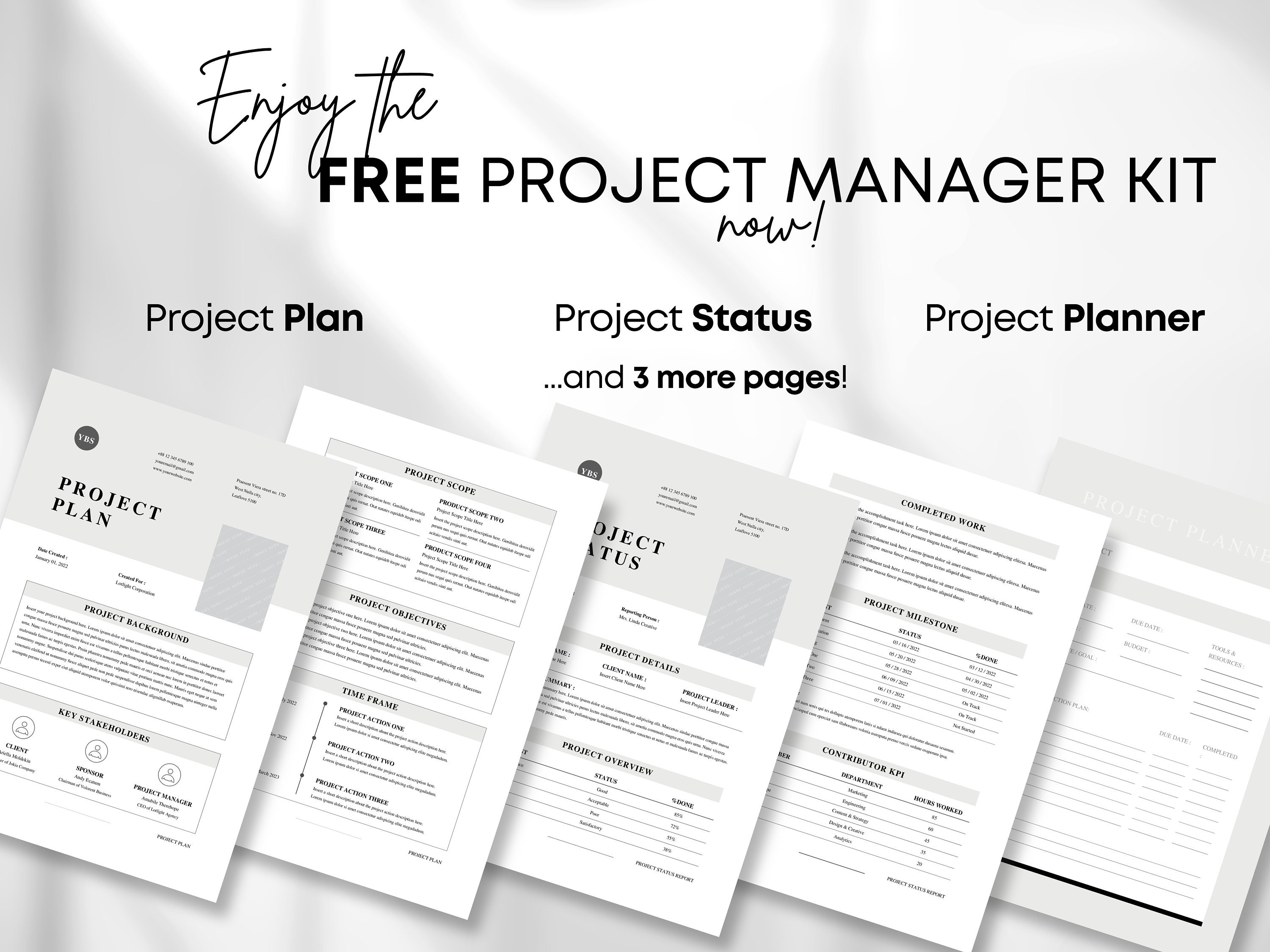 Project Management Dashboard Excel Template Project Manager Tool