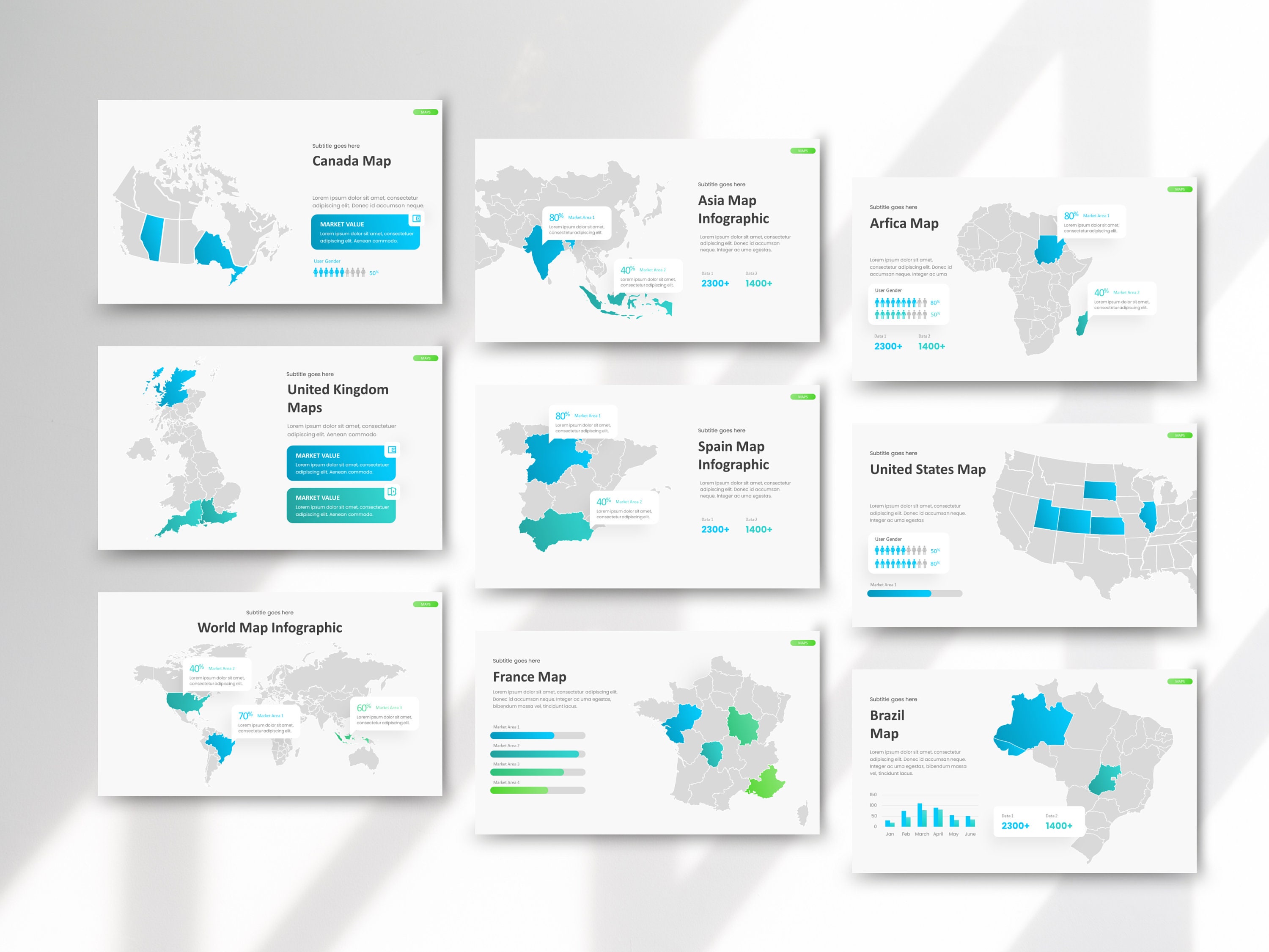 Maps Infographic Presentation Powerpoint Template With High Detail ...