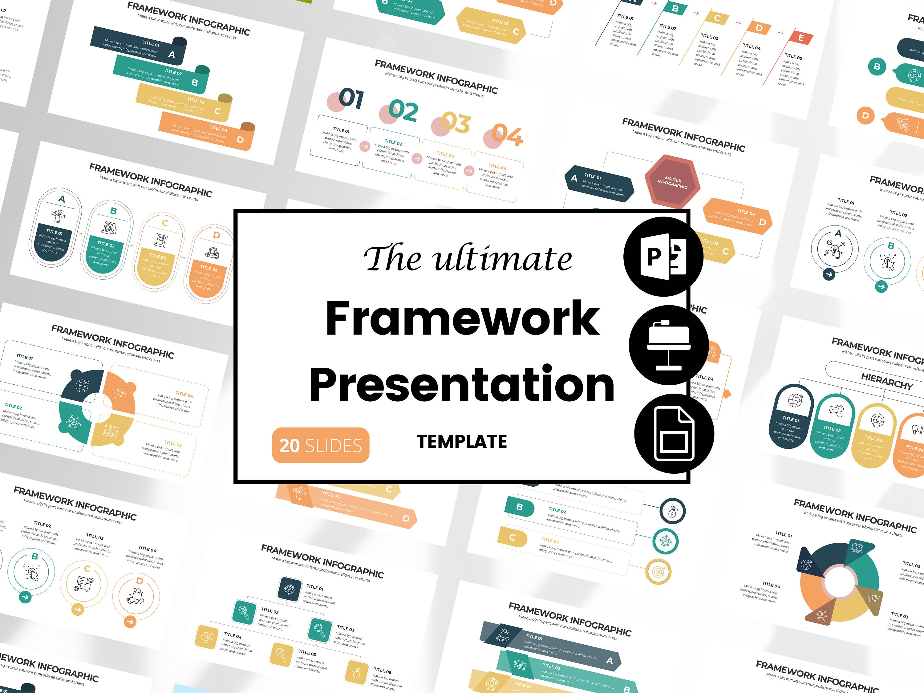 PPT Framework Presentation for Consultants, PPT Framework Slides in ...
