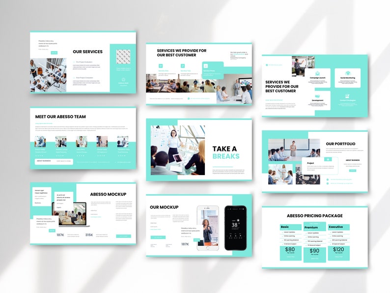 Canva Company Presentation Canva Template Modern Business - Etsy