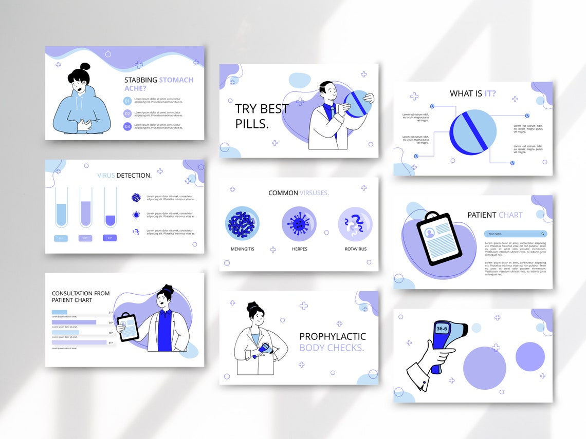 Medical Powerpoint Template Presentation Illustration Presentation for ...