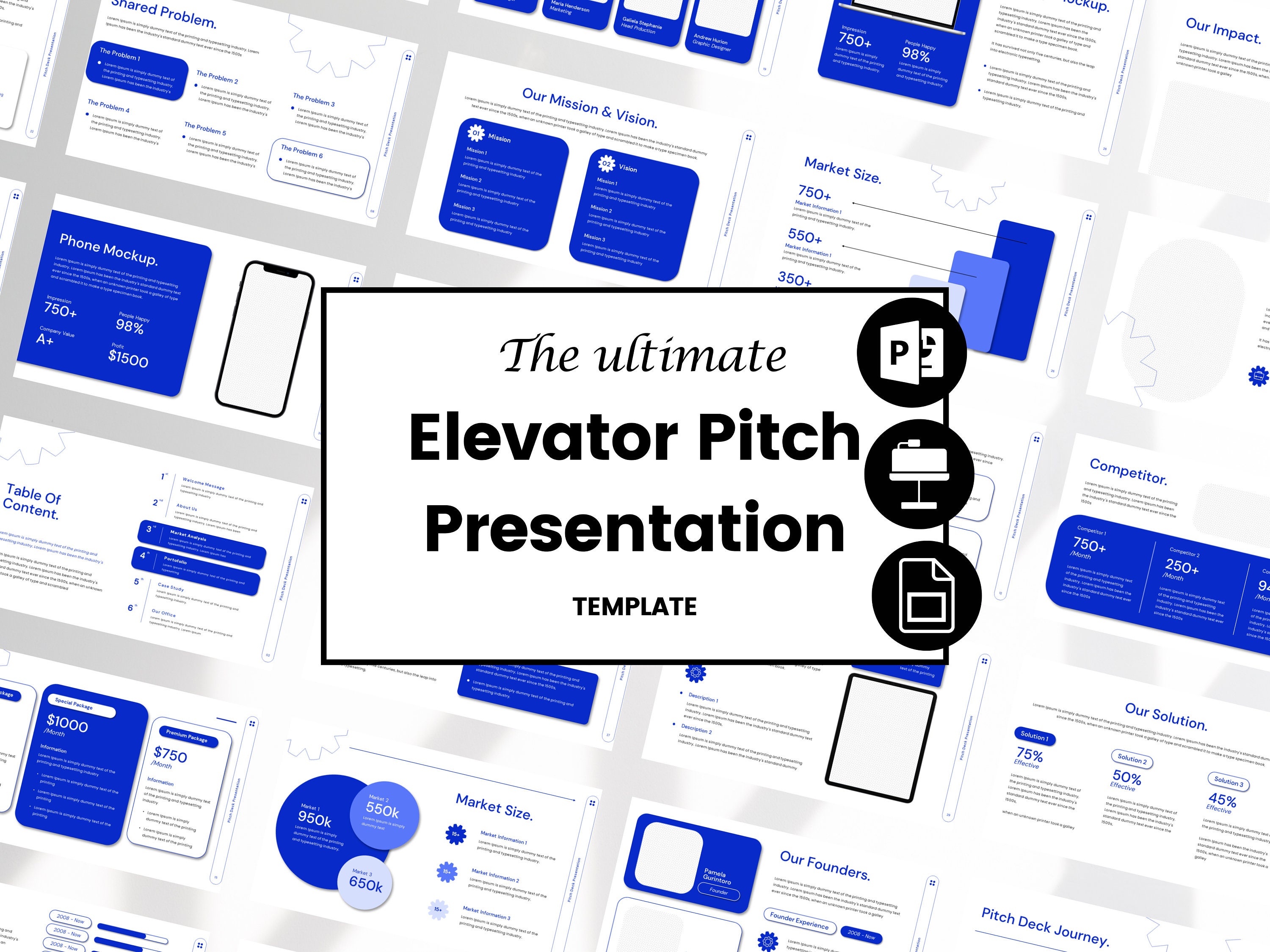 Pitch Deck Template Powerpoint