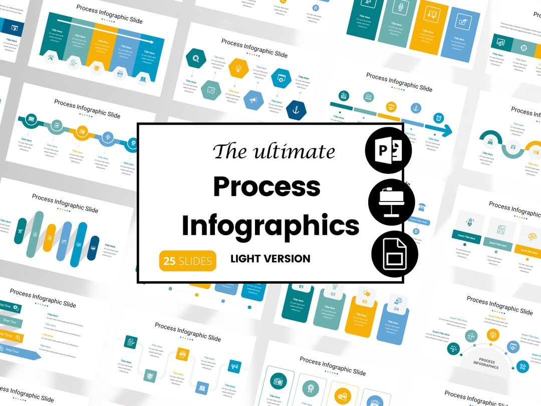 Modern Process Infographic Powerpoint Template, Processes and Timeline ...