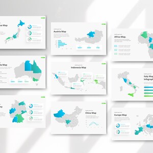 Maps Infographic Presentation Powerpoint Template With High Detail ...