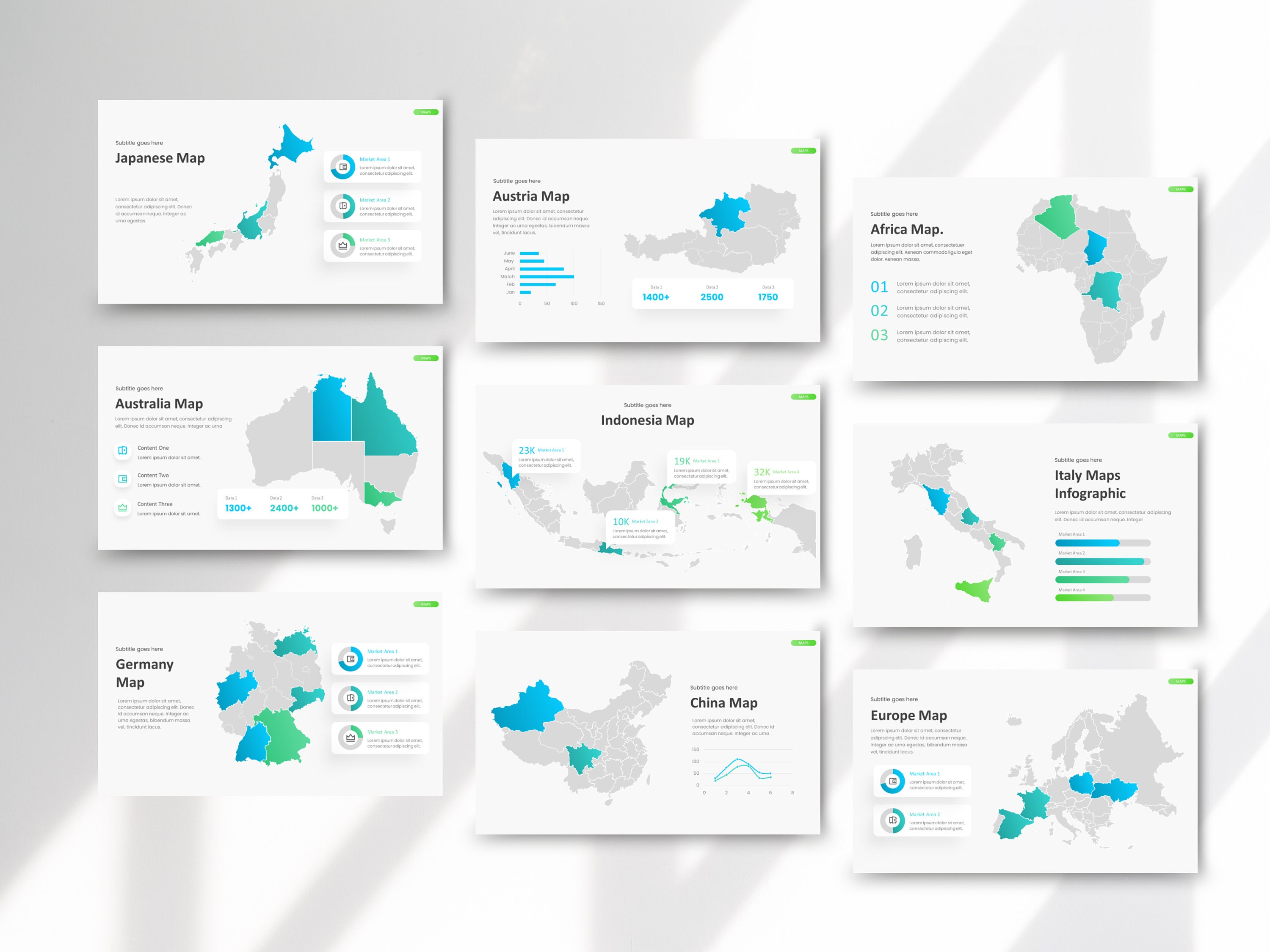 Maps Infographic Presentation Powerpoint Template With High Detail ...
